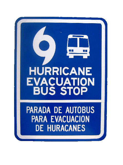 Hurricane Evacuation Bus Stop