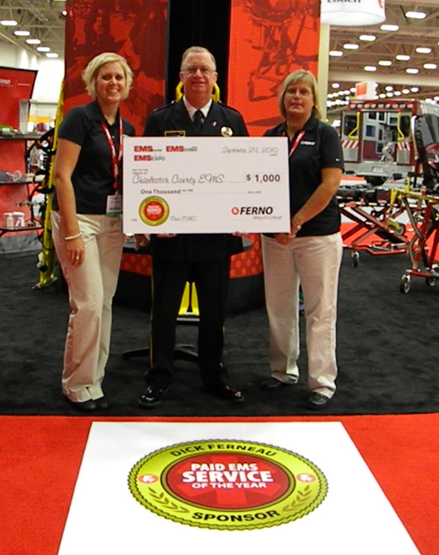 Charleston County EMS was awarded the 2010 National Paid EMS Service of ...